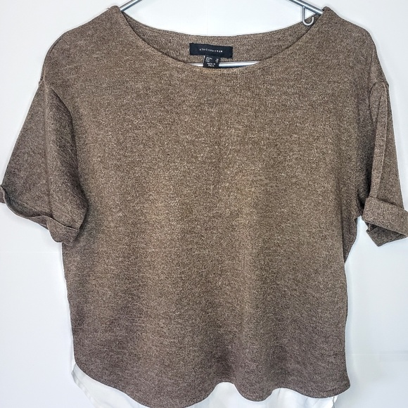 Atmosphere | Tops | Atmosphere Tee With Blouse Back | Poshmark